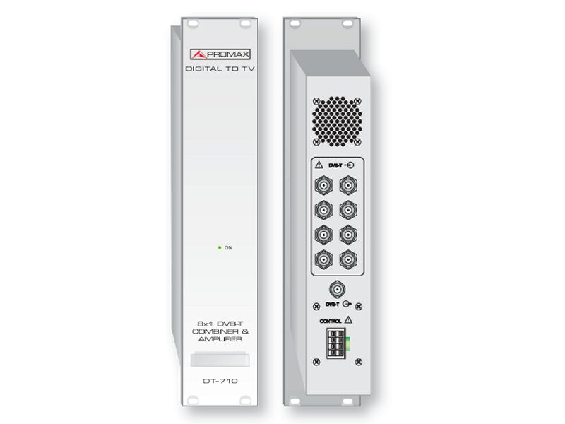 PROMAX 8 Input DVB-T Combiner Amplifier – PlutoDirect