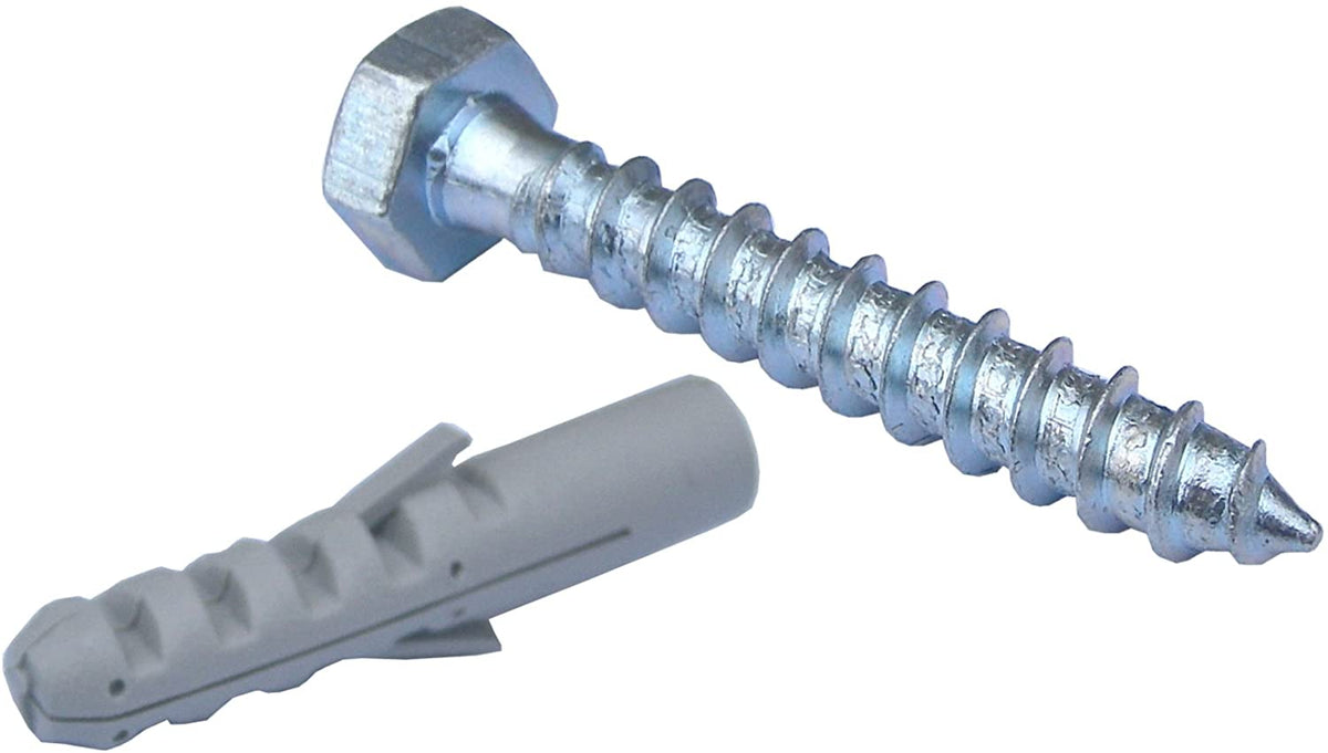 SAC Electronics AE4241 Satellite Dish Wall Fixing Pack & Raw Plugs, 10 ...