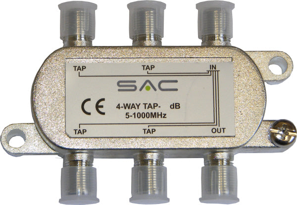 4 way tap. 24dB. Class A shielded – PlutoDirect