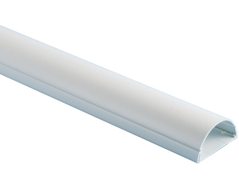 D-LINE 2m x 50 x25mm TRUNKING White – PlutoDirect